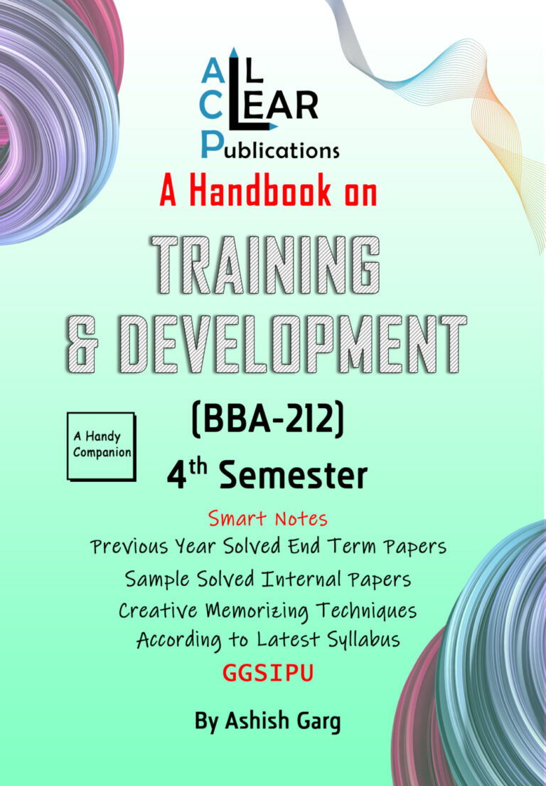 Training and Development Unit - 1 - GGSIPU Study Material