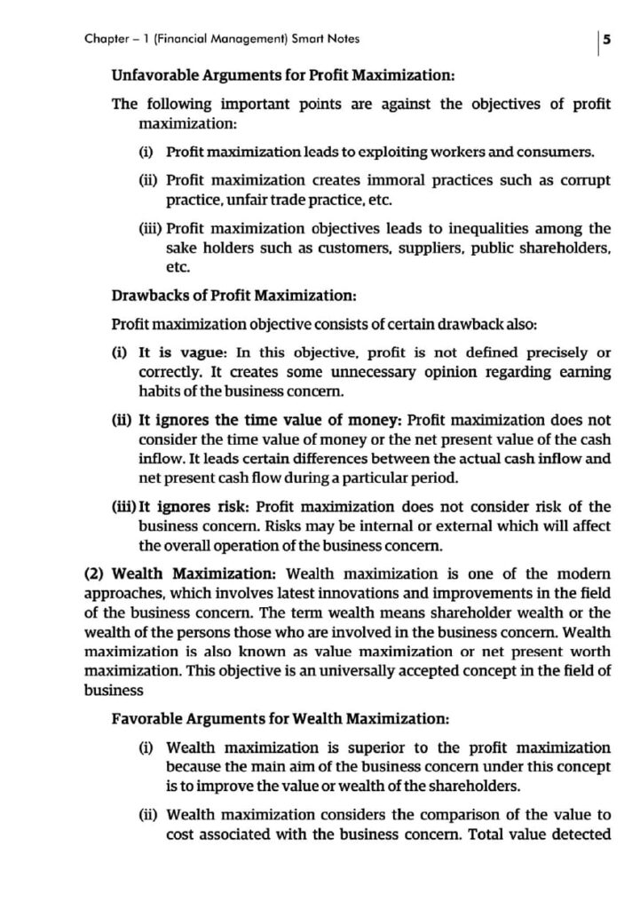 Financial Management BBA 204 - FM Notes IP University