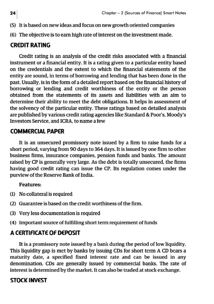 Financial Management BBA 204 - FM Notes IP University